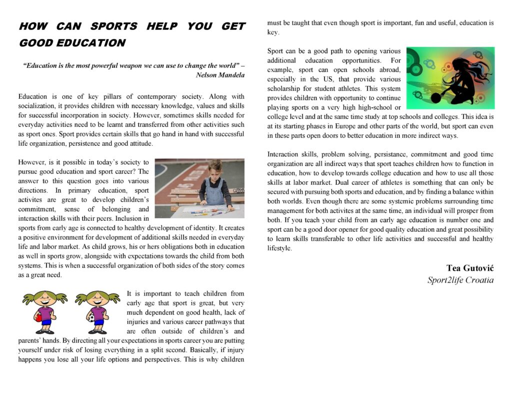 Fun Facts and Case Studies • Sport2Life